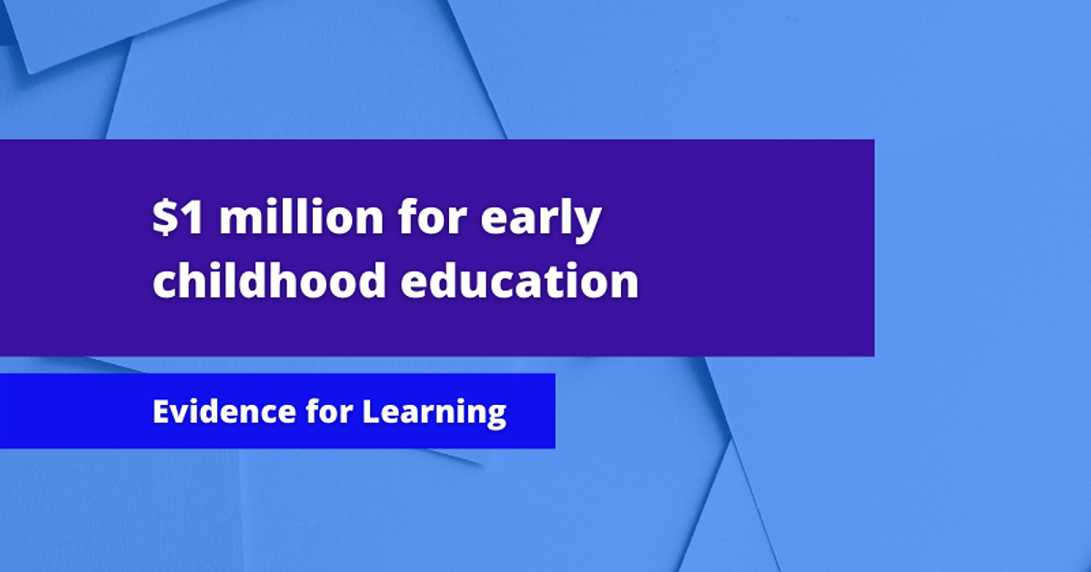 The Bryan Foundation partners with Evidence for Learning to… | E4L