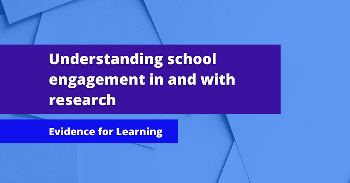 Access to high quality research evidence is a good start, but… | E4L