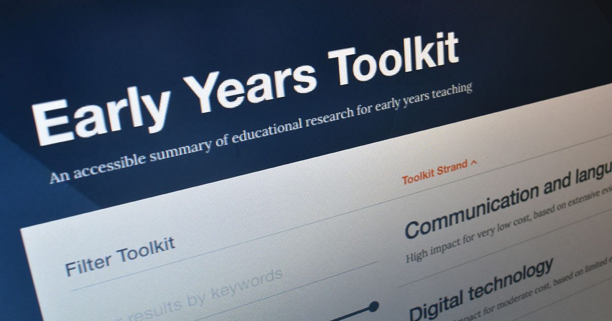 EEF blog: Keeping up-to-date with the evidence on early years | EEF