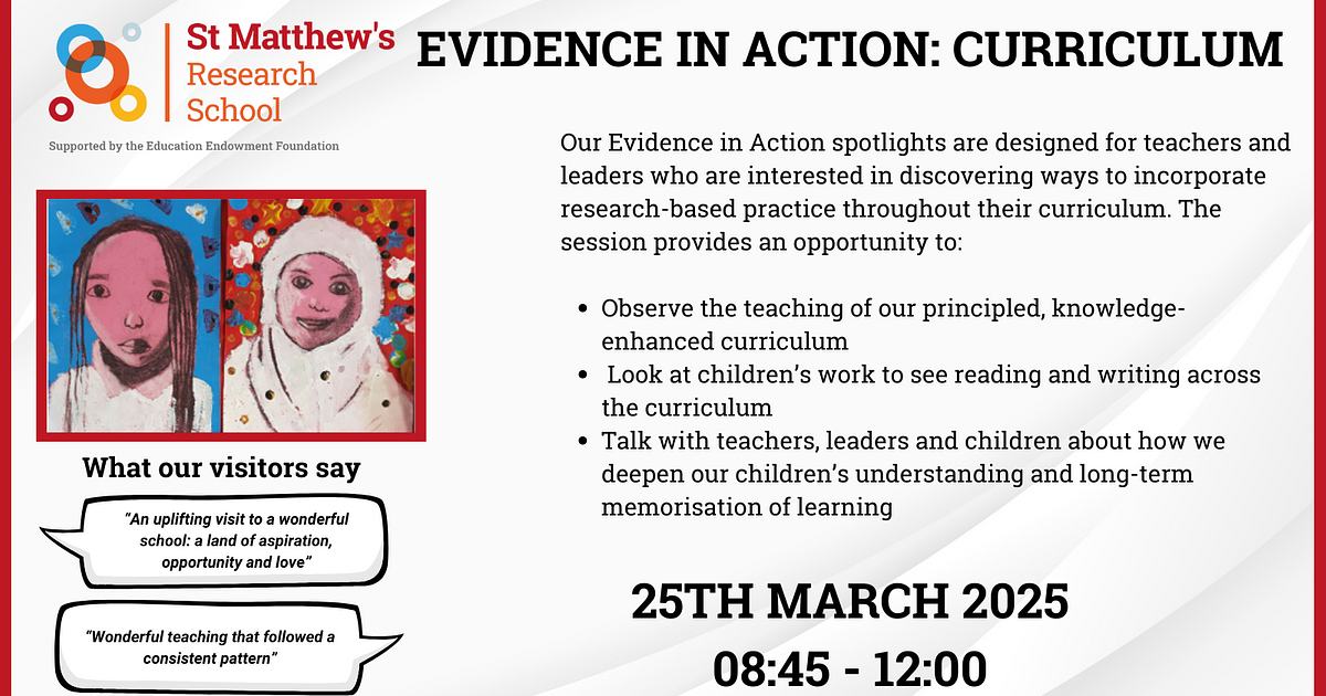 20250325 - Evidence in Action -… | St. Matthew's Research School