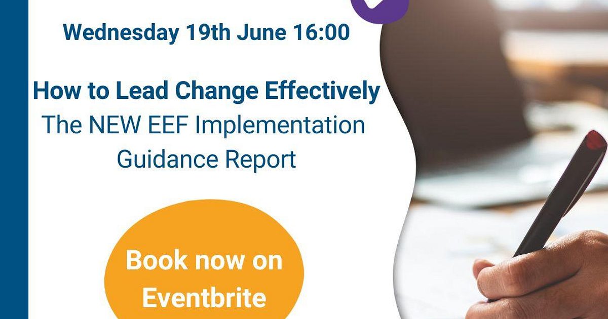 How to Lead Change Effectively - The… | Staffordshire Research School