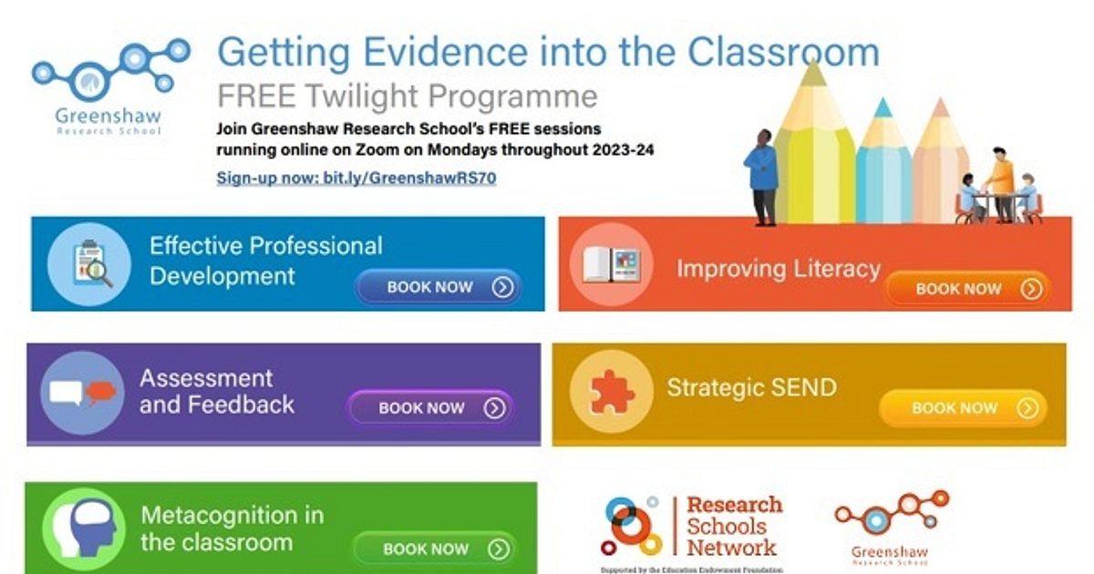 Getting Evidence into the Classroom… | Greenshaw Research School