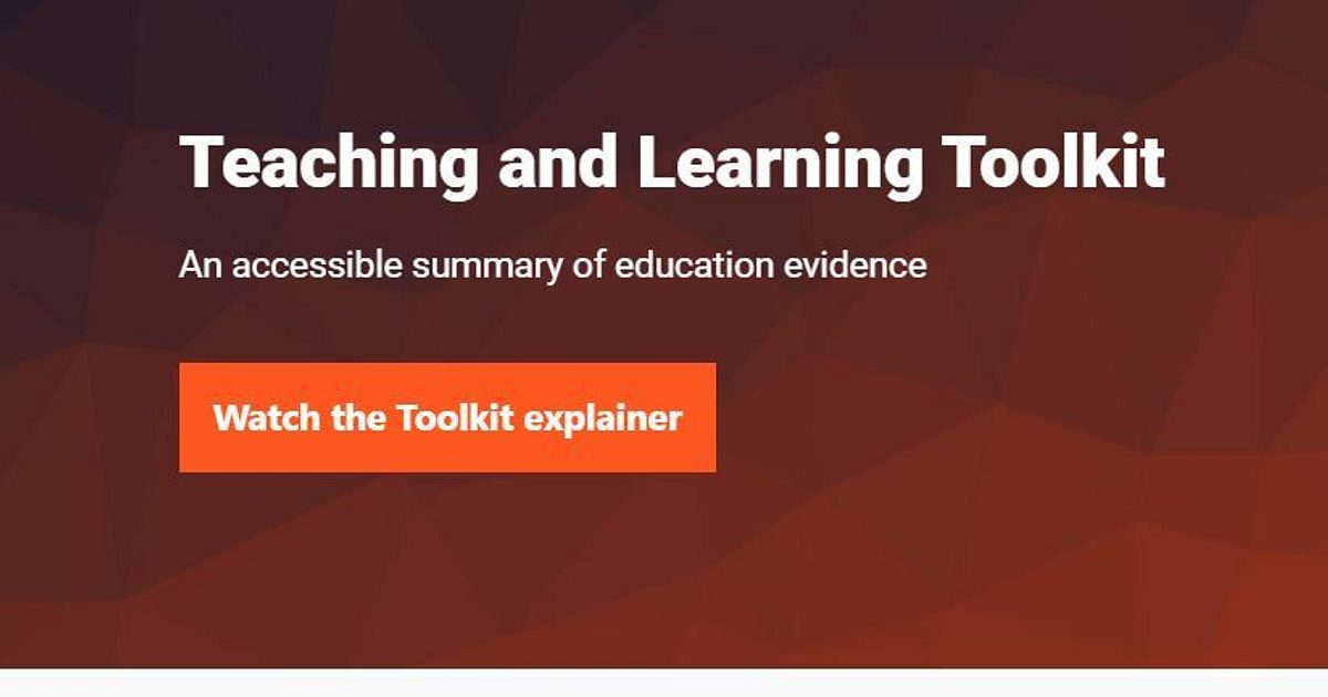 NEWLY UPDATED – EEF TEACHING AND LEARNING… | Derby Research School